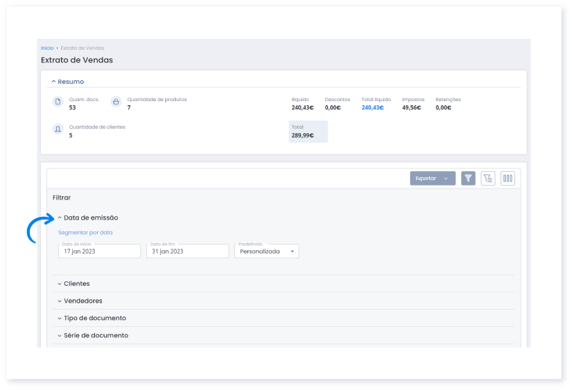 Como consultar um relatório de vendas e criar um extrato de ven...
