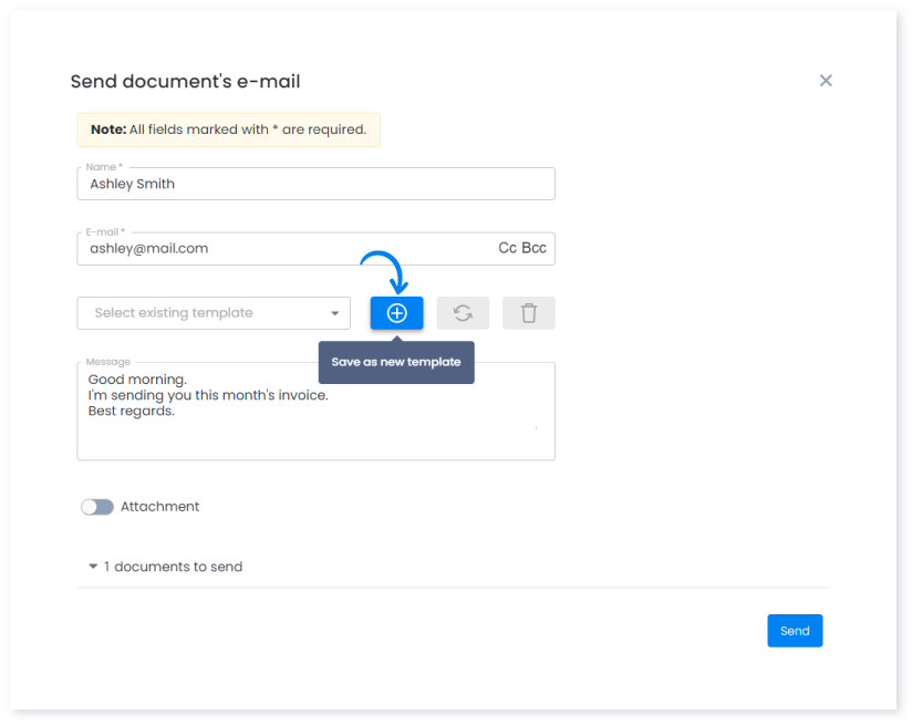 How to create an email message template | Programa de facturaci...