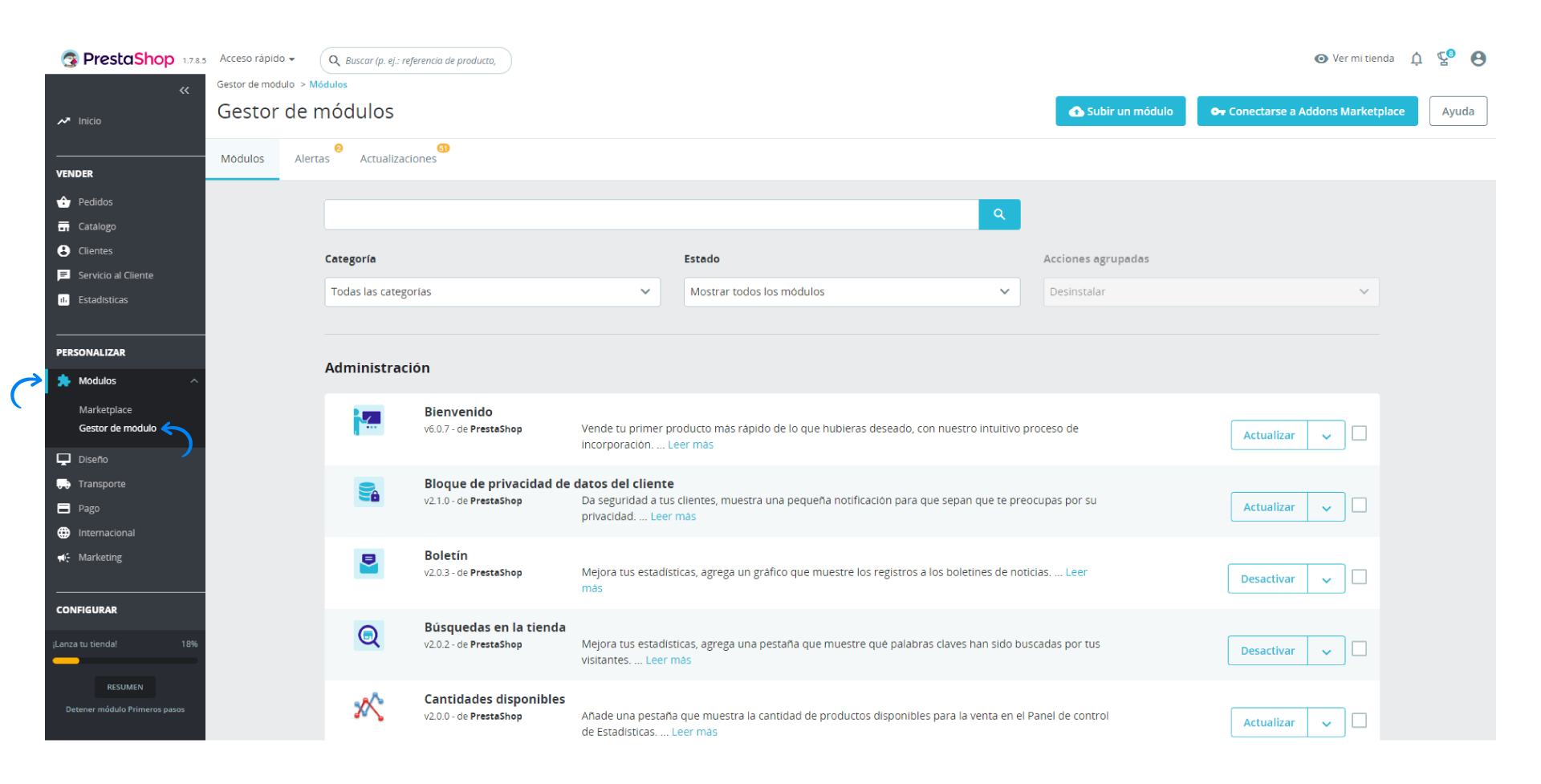 How to connect your PrestaShop shop to Moloni | Programa de fac...